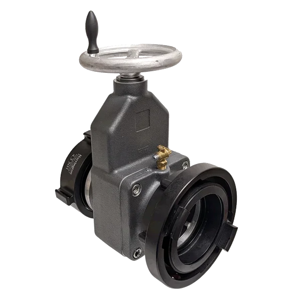 4” Straight Gate Valve (NPT Male x NPSH Female Swivel Rocker Lug)