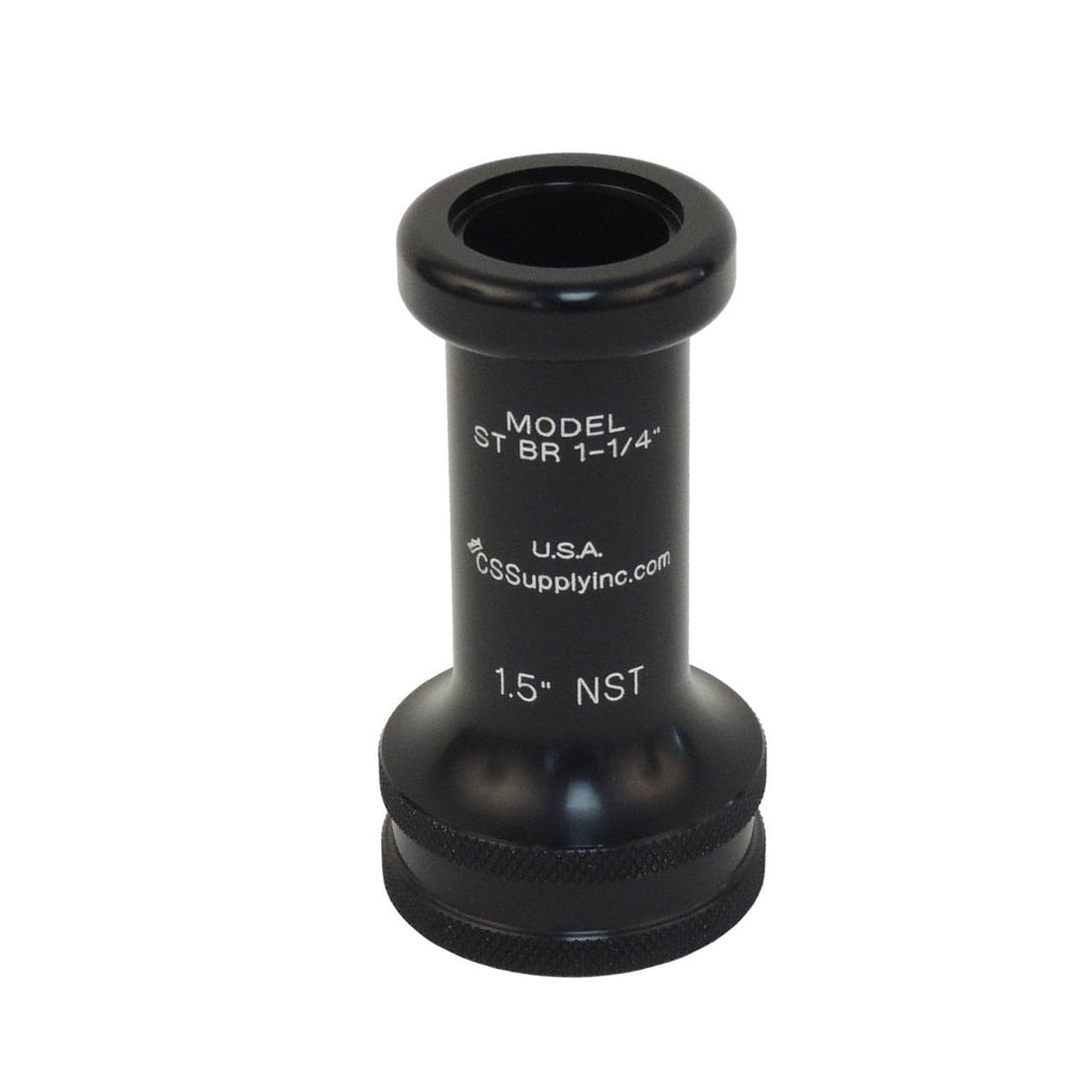 C & S Supply 1 1/2" Straight Bore Nozzle with 1 1/4" Outlet