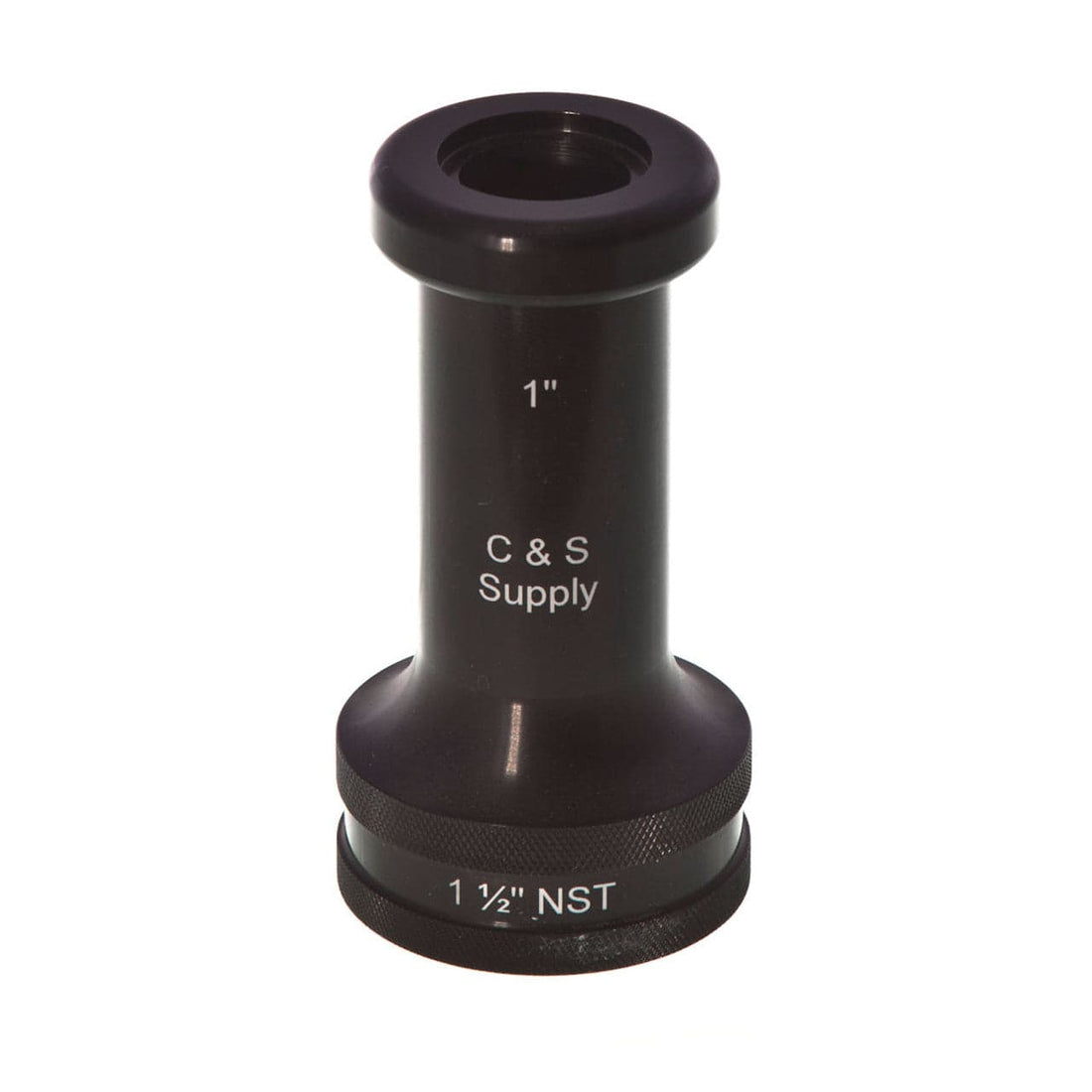 C & S Supply 1 1/2" Straight Bore Nozzle with 1" Outlet