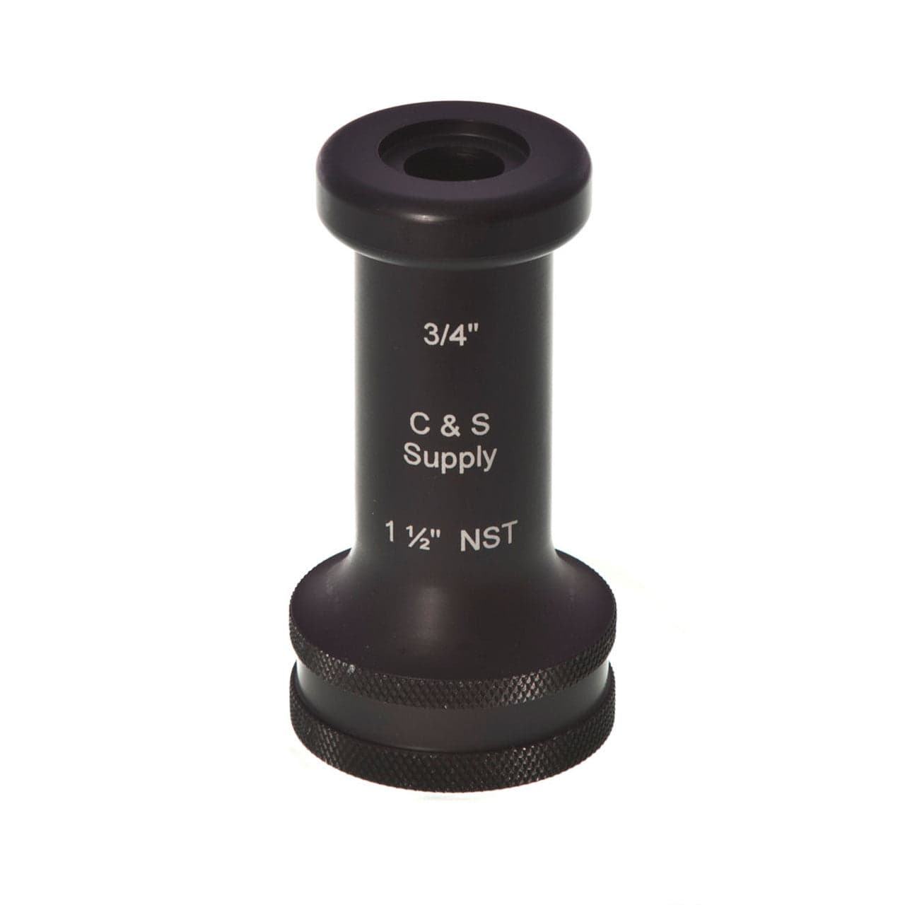 C & S Supply 1 1/2" Straight Bore Nozzle with 3/4" Outlet