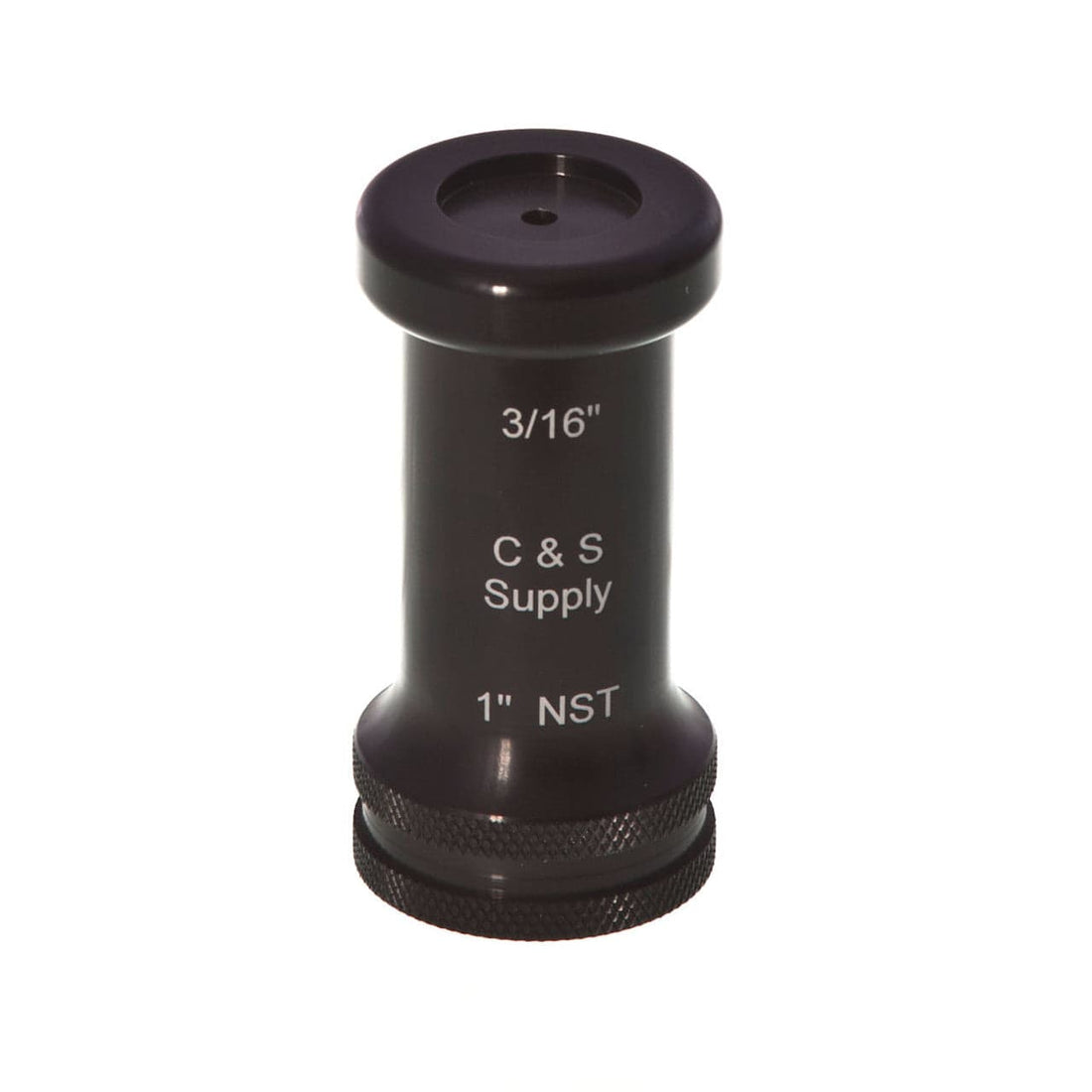 C & S Supply 1" Straight Bore Nozzle with 3/16" OUTLET