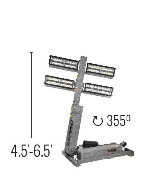 Command Light SL SERIES 4 Head Light Tower DC