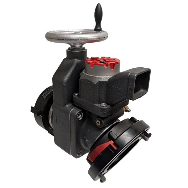 Elbow 4” Straight Gate Valve with Adjustable Pressure Relief (Storz x