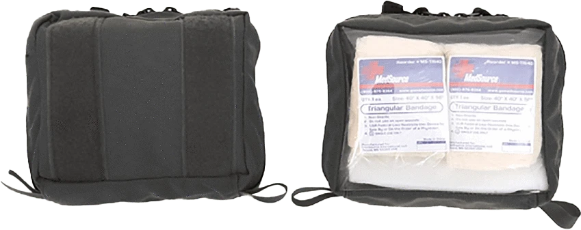 Tactical Medical Backpack Inside Small Pocket with Clear Front